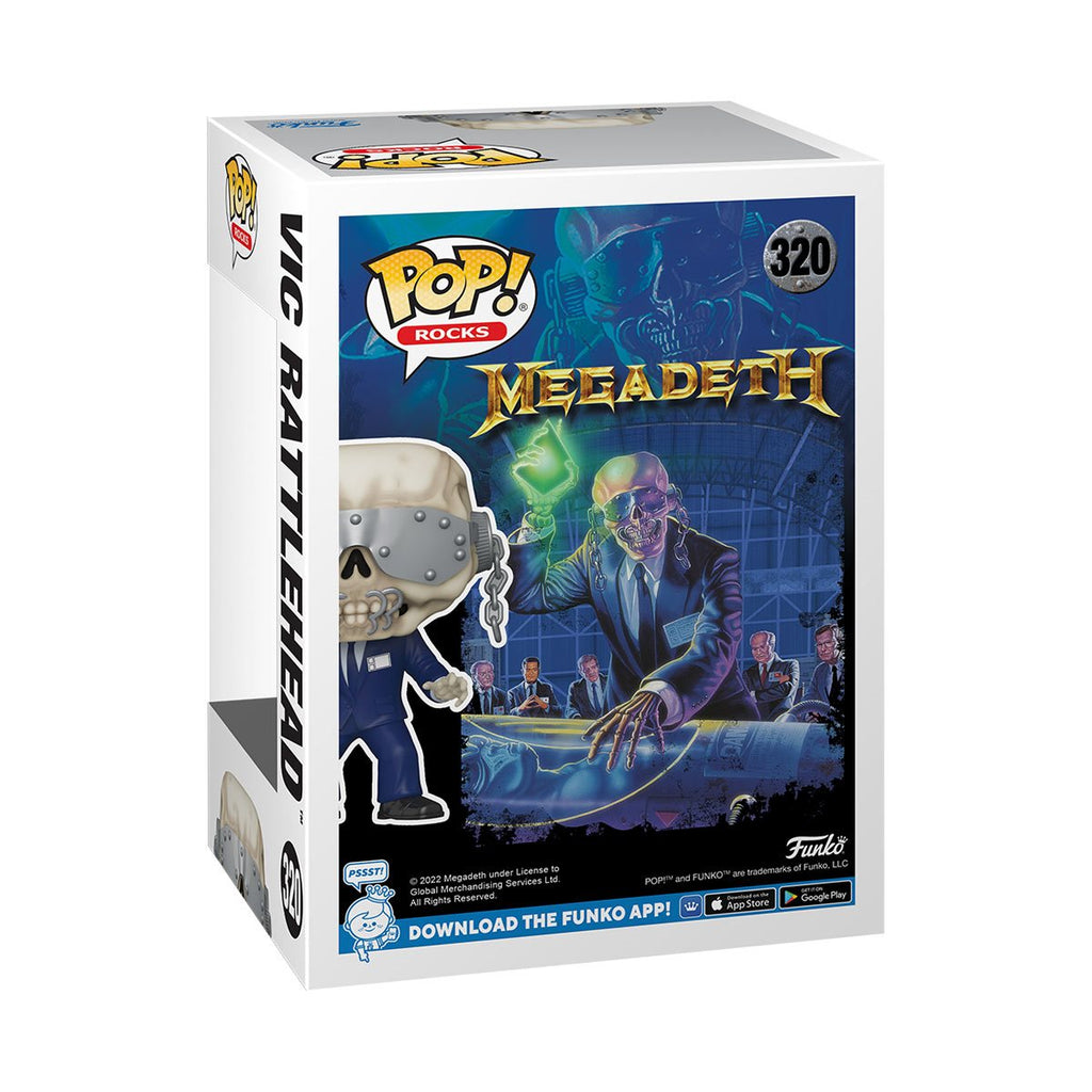 Megadeth - Rattlehead - POP! - Vinyl Figure - Licensed - New In Box ...